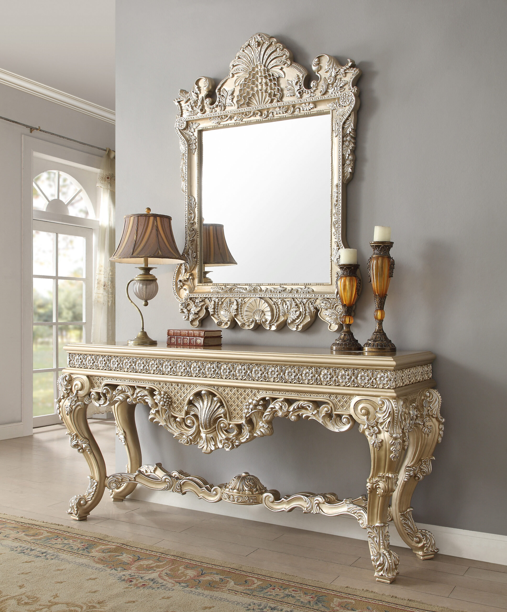 Direct Marketplace 24" Console Table and Mirror Set | Wayfair