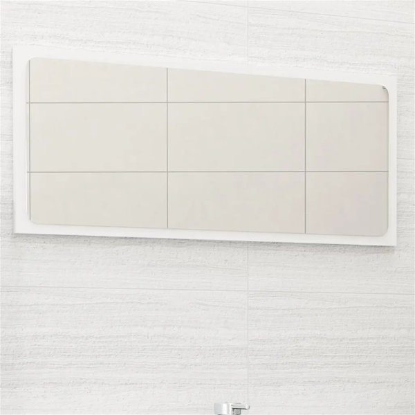 17 Stories Heim Rectangle Wood Wall Mirror | Wayfair.co.uk