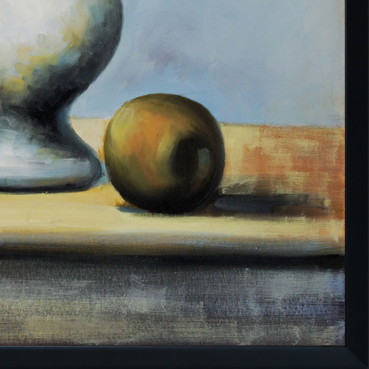 Vault W Artwork Still Life With Pitcher And Apples Framed On Canvas by ...