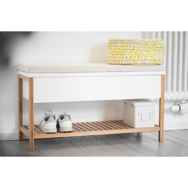 Wenko Upholstered Storage Bench | Wayfair.ie