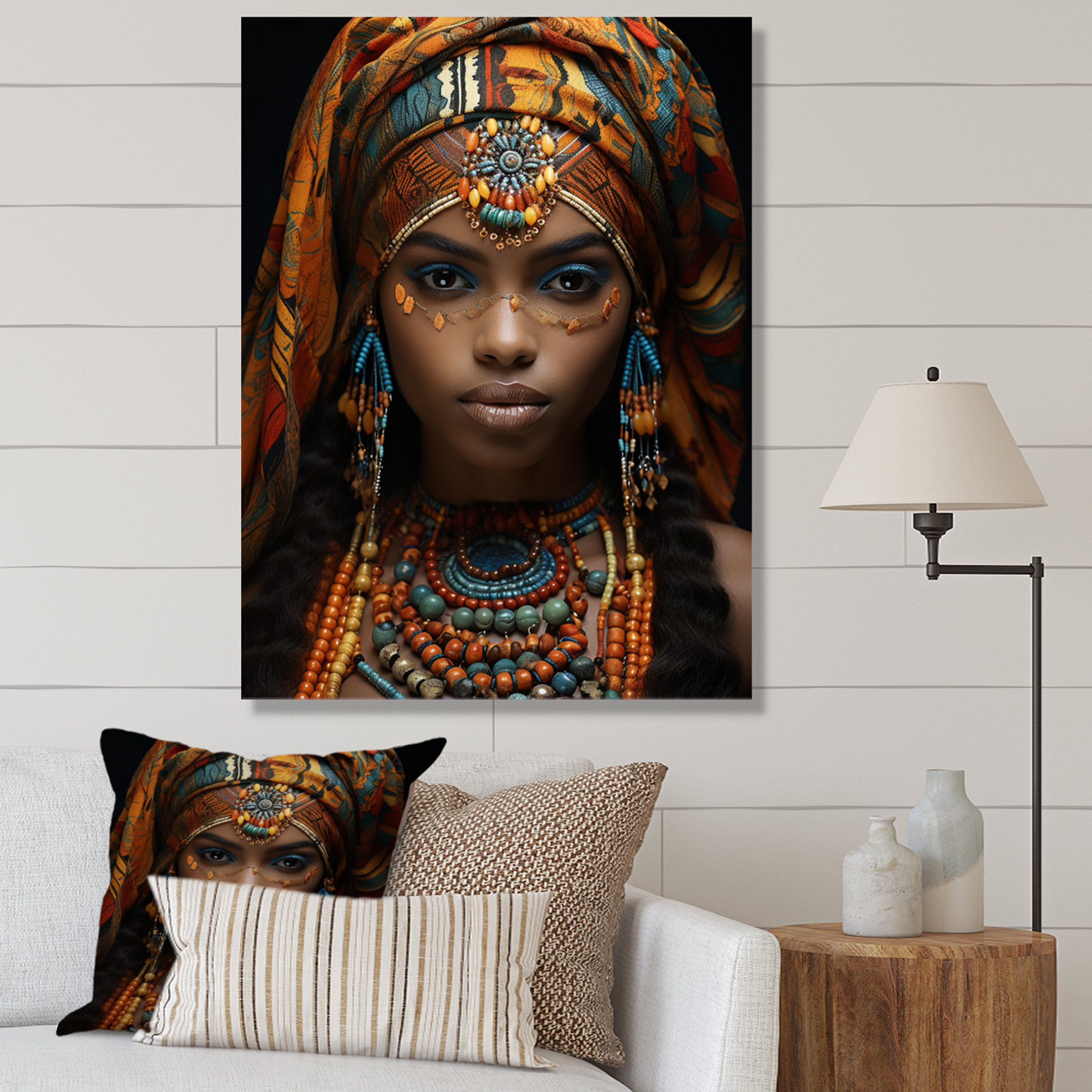 Langley Street Karn African Adorned Beauty III On Canvas Print ...
