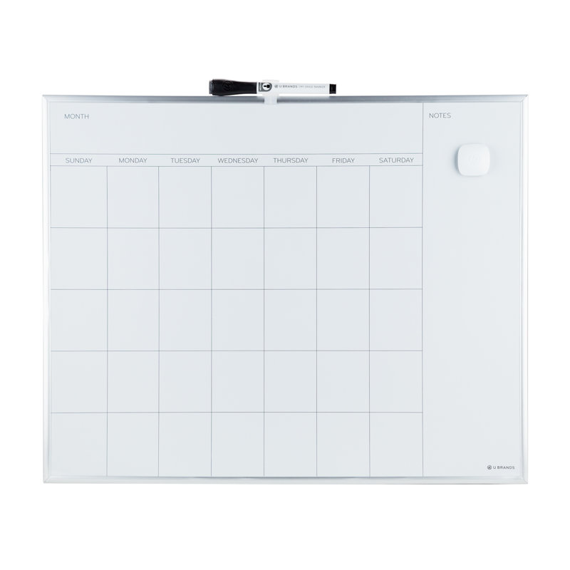 Symple Stuff Magnetic Calendar/Planner Whiteboard 20" x 16" & Reviews ...