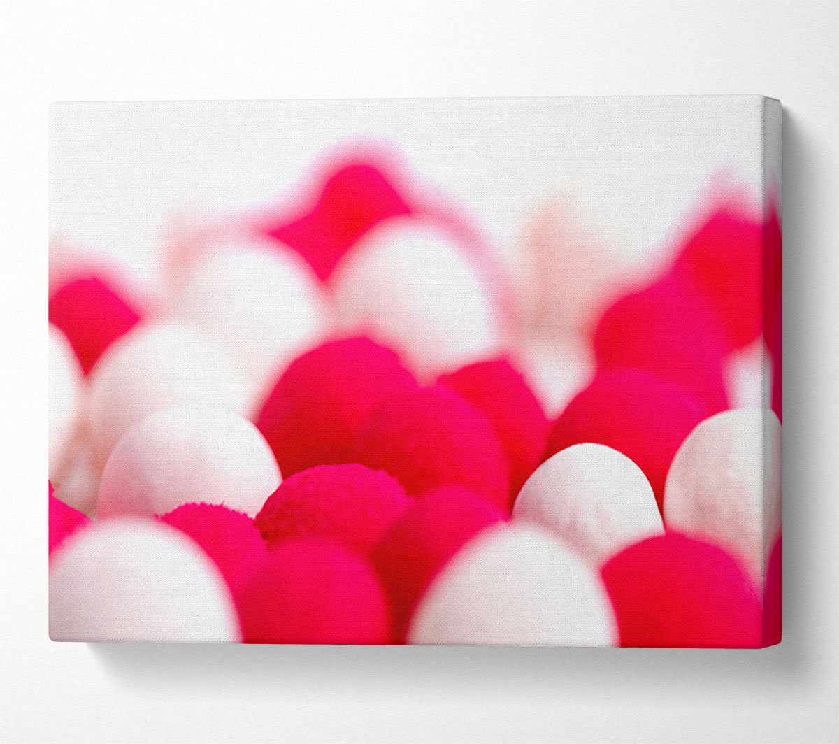 Metro Lane Pink And White Sweet - Wrapped Canvas Art Prints | Wayfair.co.uk