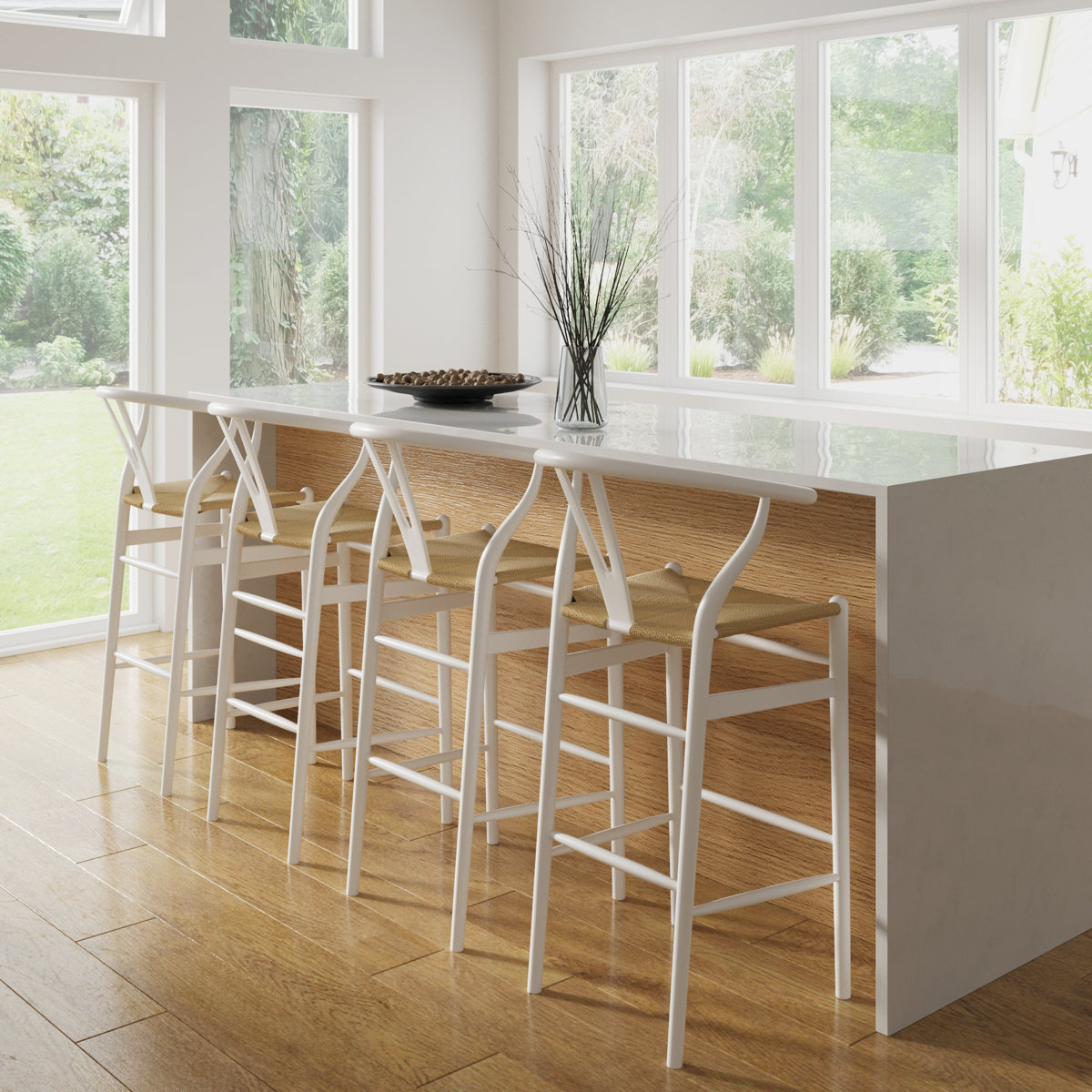 AllModern Etta Solid Wood Bar & Counter Stool & Reviews | AllModern