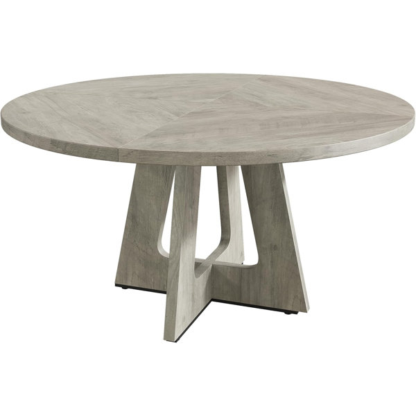 Gracie Oaks 47-inch Round Large Dining Table, Wooden Kitchen Table For ...