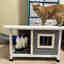 Tucker Murphy Pet™ Chayce Gray Wood Dog House & Reviews | Wayfair