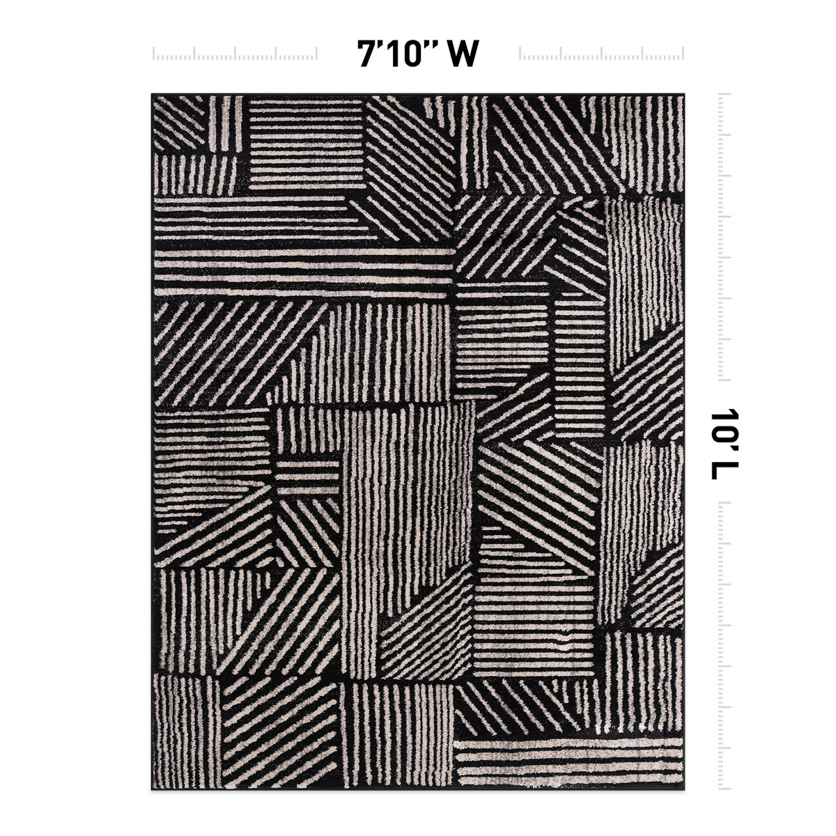 Trent Austin Design® Rambo Geometric Black/Ivory Area Rug & Reviews ...