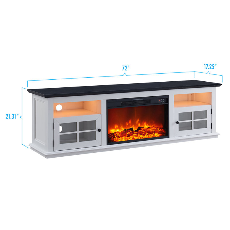 Brayden Studio Richmond 72" Unfold Quick & Effortless Assembly Tv ...