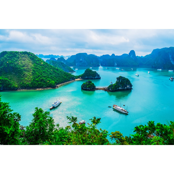 Breakwater Bay Islands In Halong Bay On Canvas Print | Wayfair