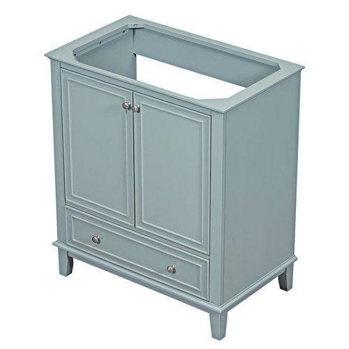Oversgo Single Bathroom Vanity Base Only in Green | Wayfair