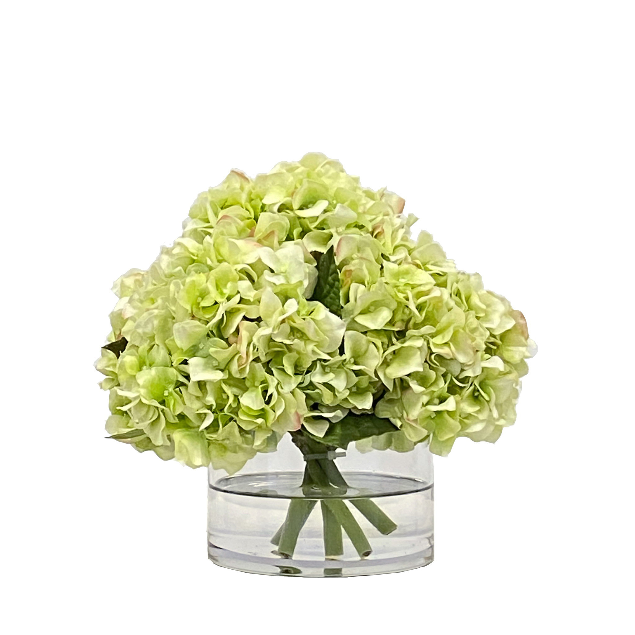 Winward Silks Hydrangea Centerpiece in Vase | Wayfair