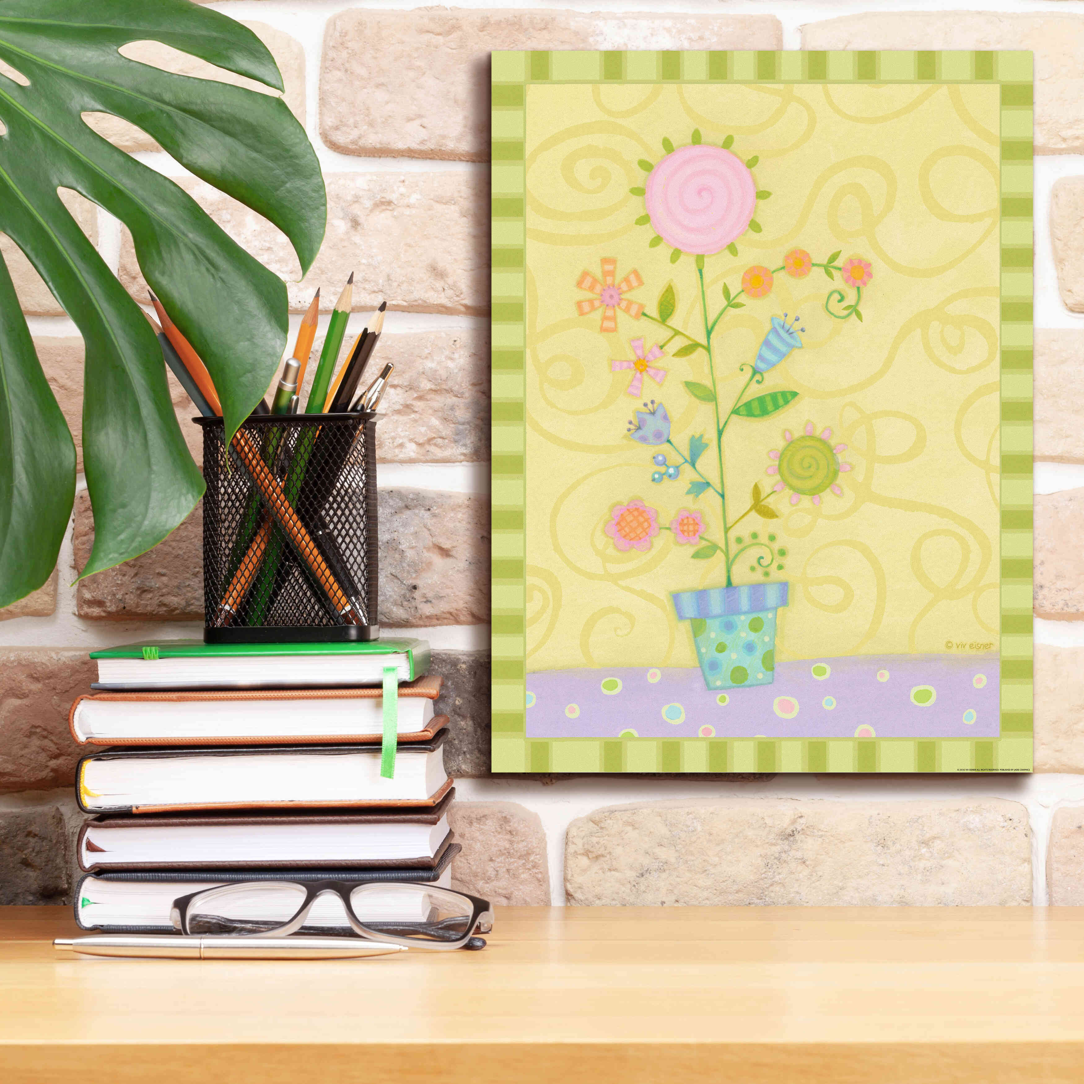 Red Barrel Studio® Heart Flower by Viv Eisner - Wrapped Canvas Print ...