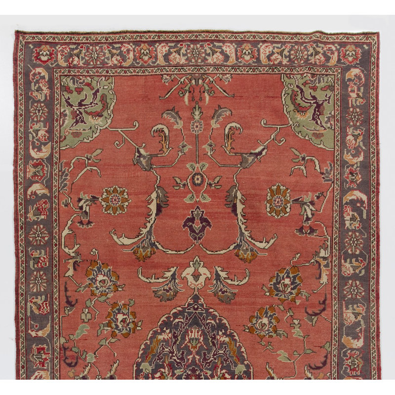 Bungalow Rose Traditional Vintage Handmade Turkish Rug | Wayfair