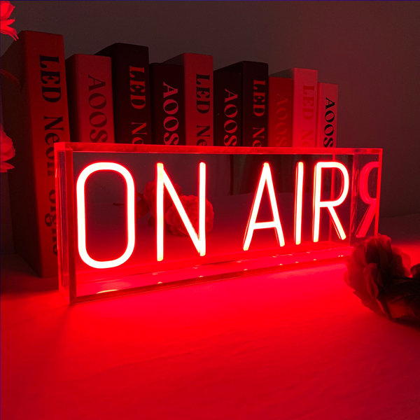 Trinx On Air 16" LED Neon Sign Box - Wayfair Canada
