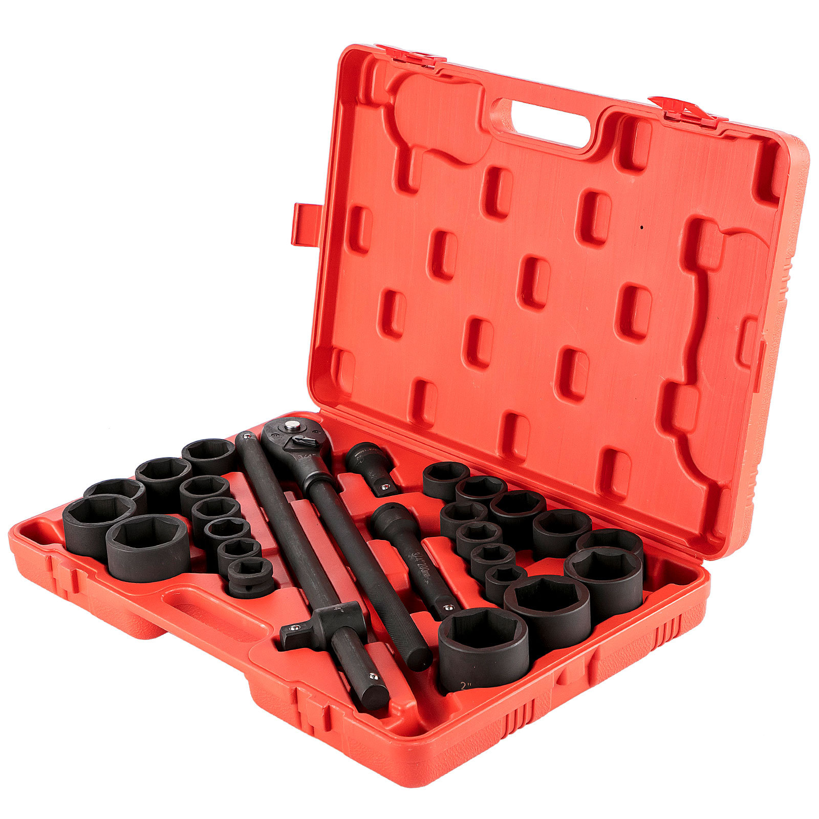 17 Stories Impact Socket Set 3/4 Inches 27 Piece Standard Impact ...