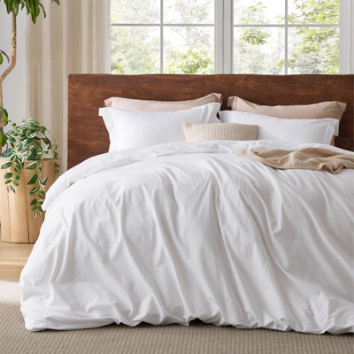 white bedding single