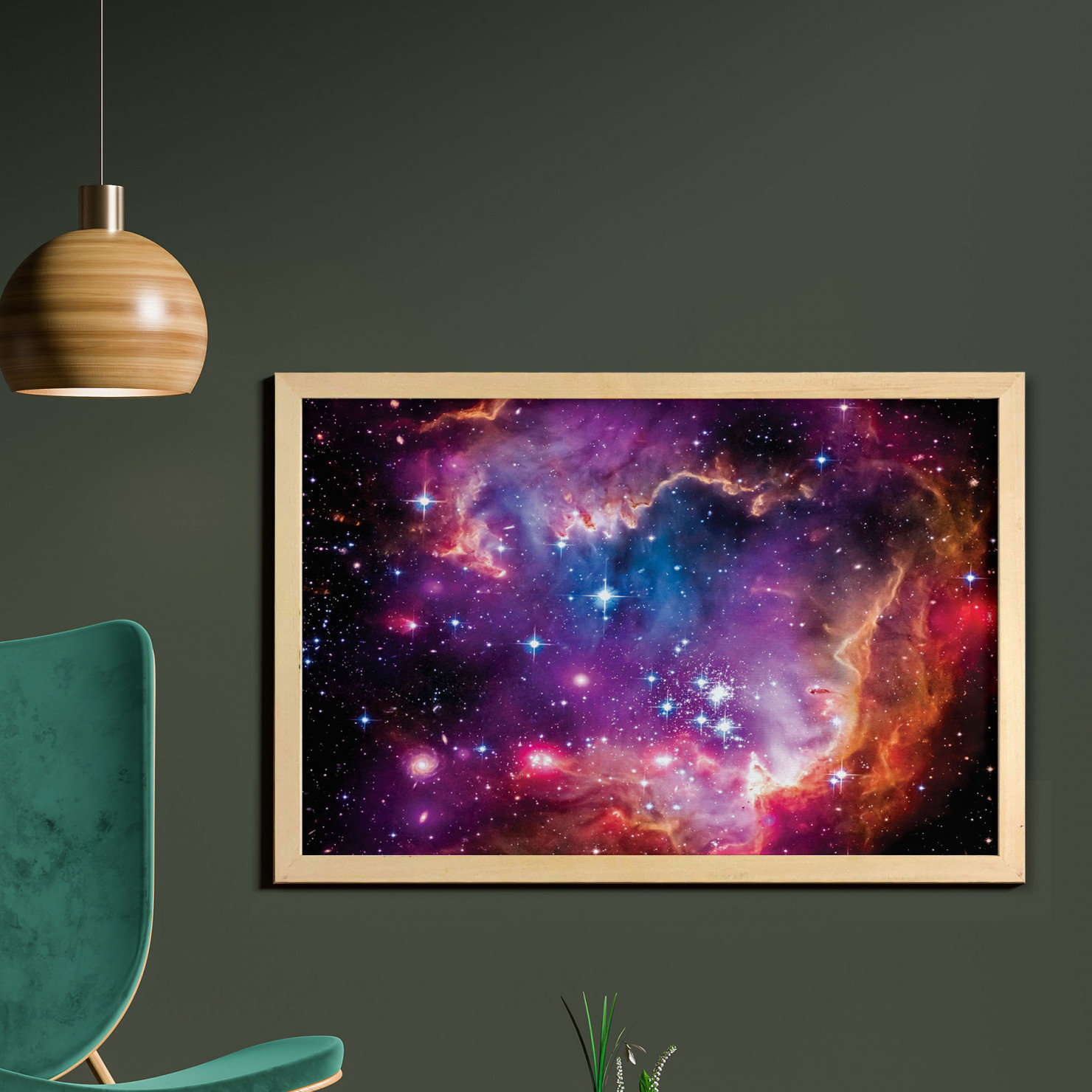 Galaxy Nebula Print Fabric
