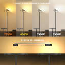 Fairmont Park Floor Lamp With Shelf For Living Room, 36W LED Dimmable ...