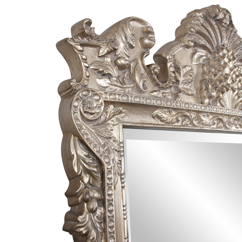 Canora Grey Sybel Traditional Beveled Full Length Ornate Mirror ...
