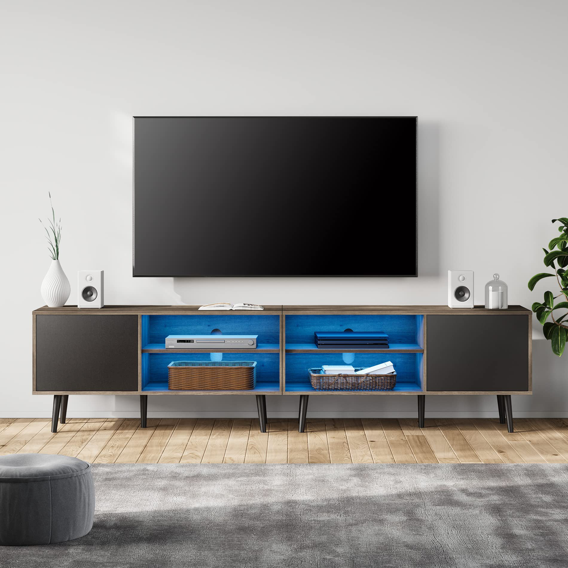 George Oliver TV Stand for TVs up to 88" | Wayfair