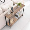 17 Stories Industrial Sofa Console Table For Living Room, Office | Wayfair
