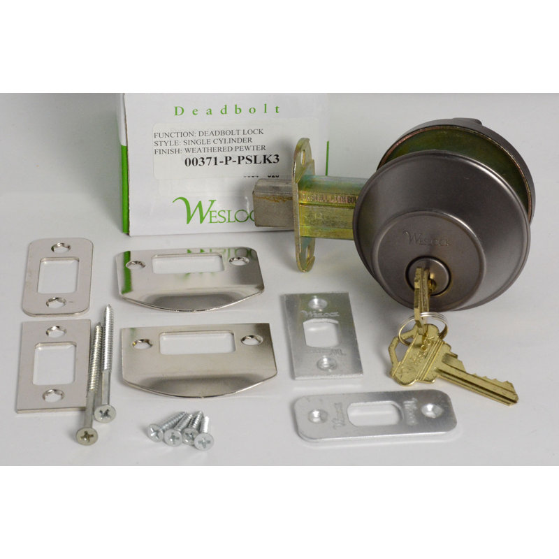 Weslock Round Deadbolt Set | Wayfair