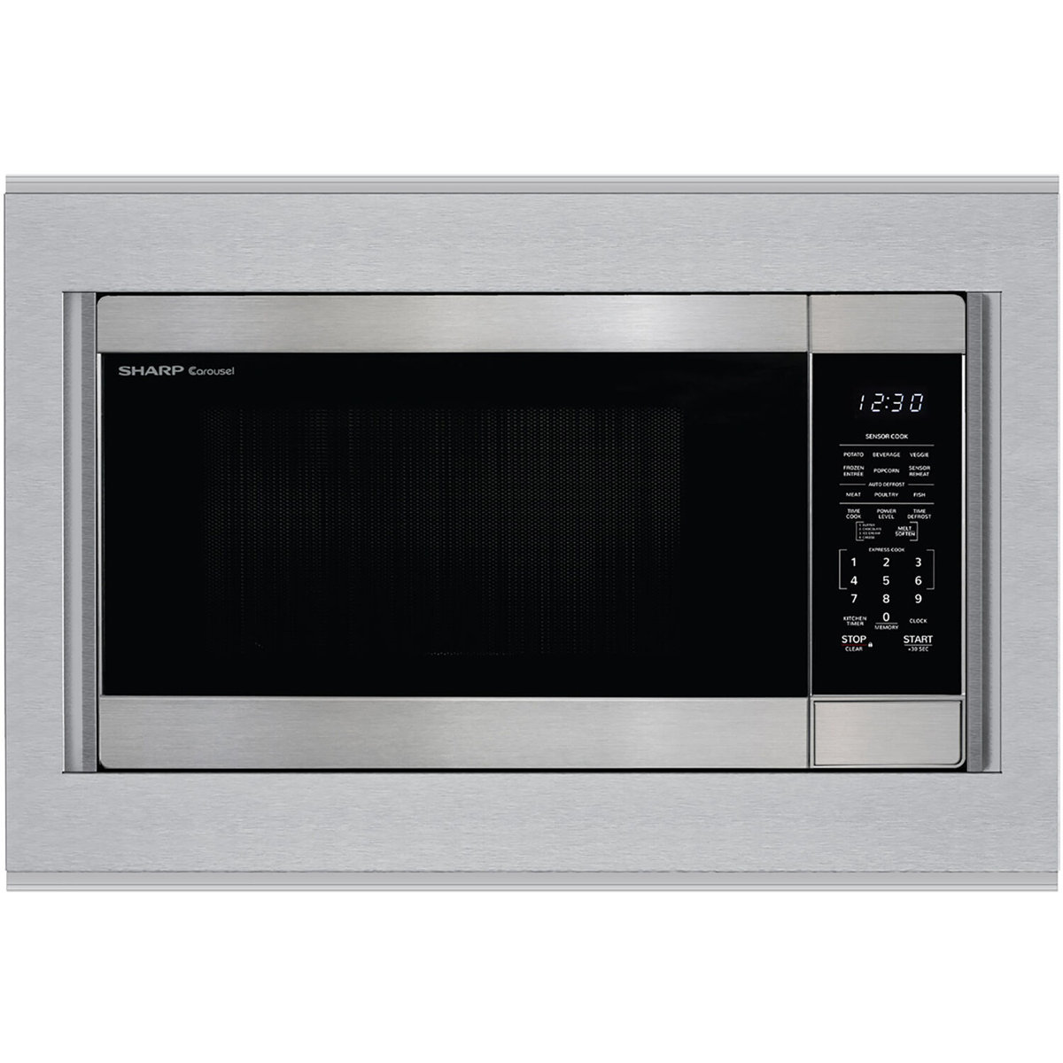 Sharp Built-In Microwave Trim Kit for SMC2266HS & Reviews | Wayfair