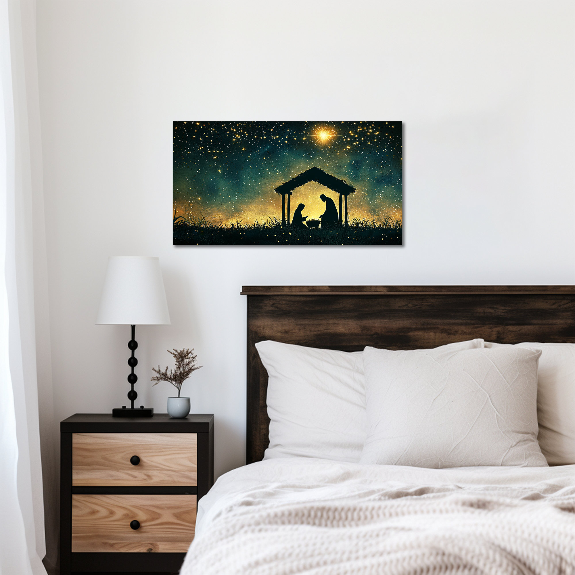 The Holiday Aisle® Nativity Scene Wall Art - Christmas Nativity Canvas ...