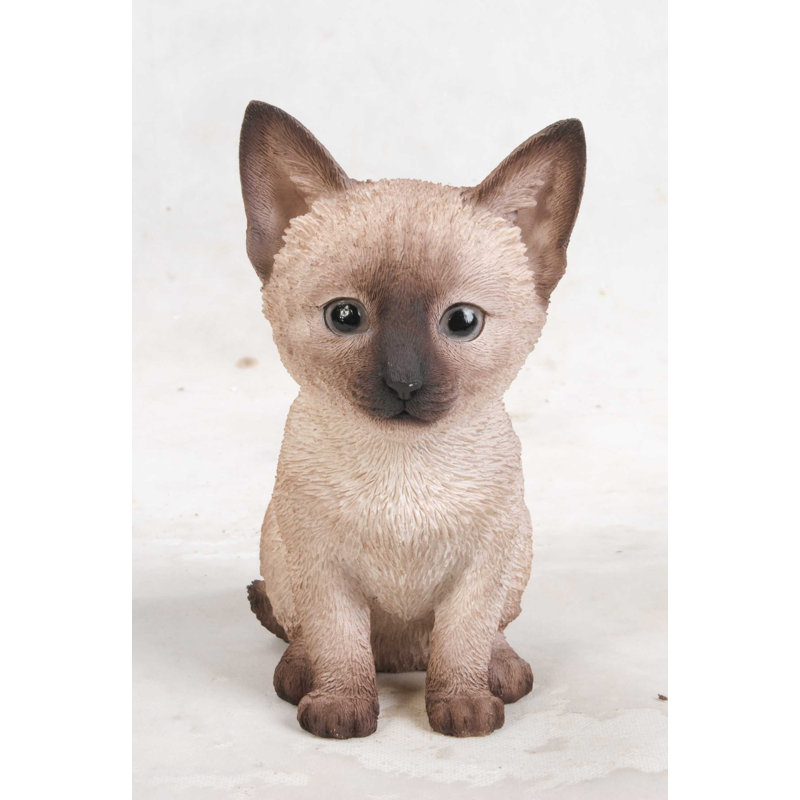 Hi-Line Gift Ltd. Siamese Kitten Statue & Reviews | Wayfair