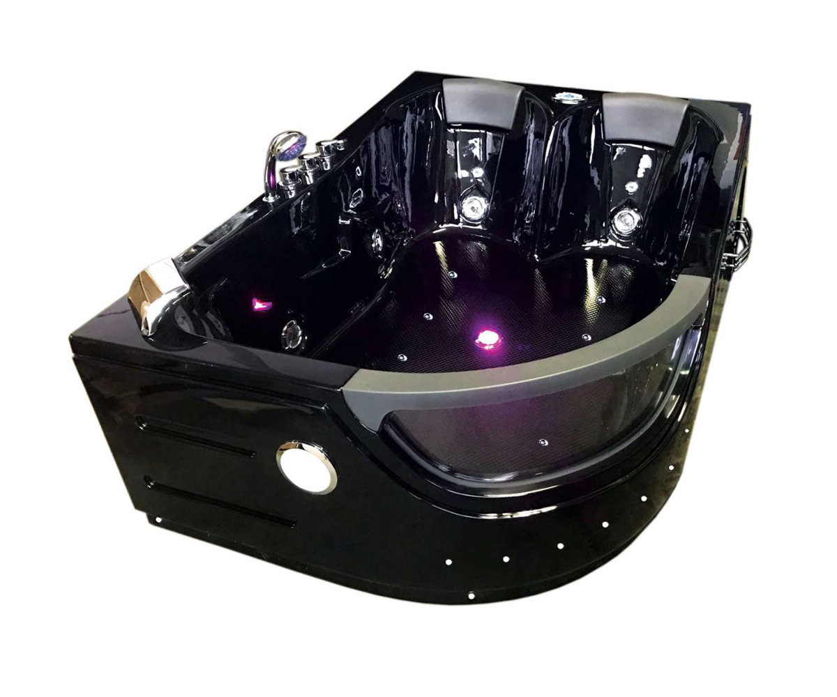 Simba USA Inc Orion 72" x 48" Corner Whirlpool Bathtub | Wayfair