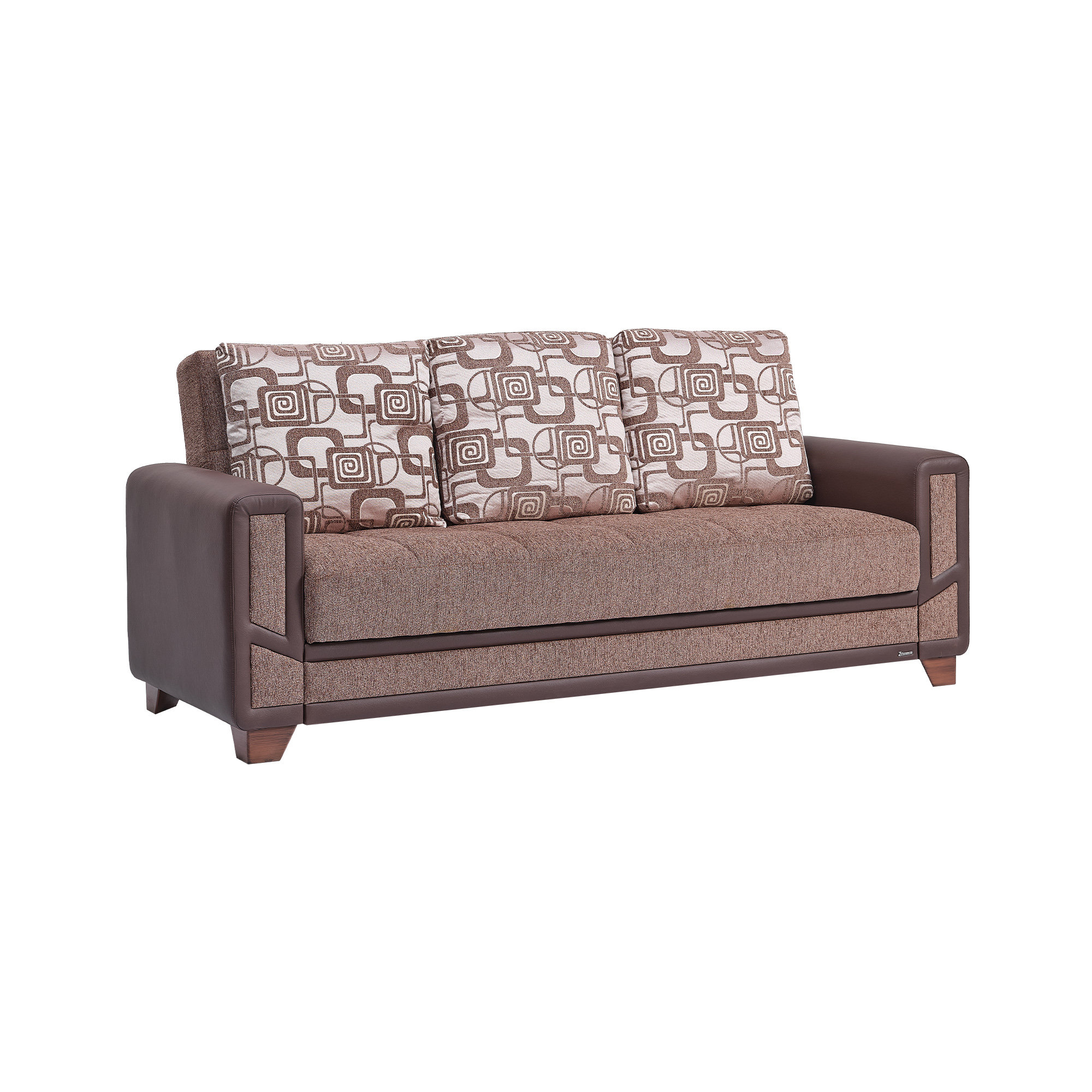 Latitude Run® Frederick 91 in. Fabric Upholstered 3-Seater Twin 3-in-1 Sleeper Sofa Bed with ...