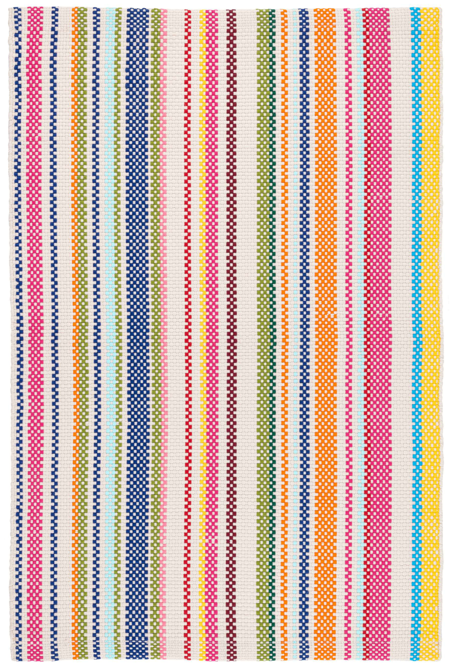 Dash and Albert Rugs Summer Stripe Handwoven Indoor/Outdoor Rug ...