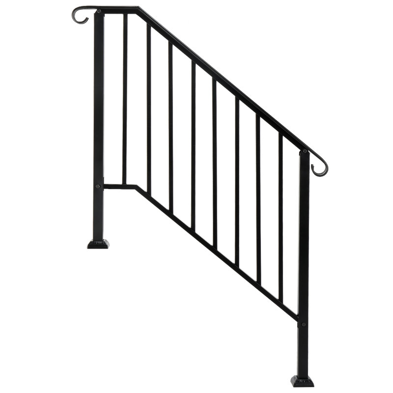 Blue Elephant Fegley Metal Handrail Stair Railing & Reviews | Wayfair.co.uk