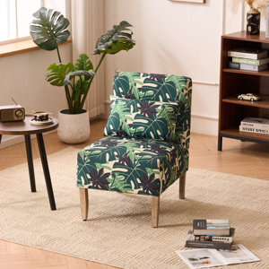 Bay Isle Home™ Print Leaf Lounge Chair | Wayfair