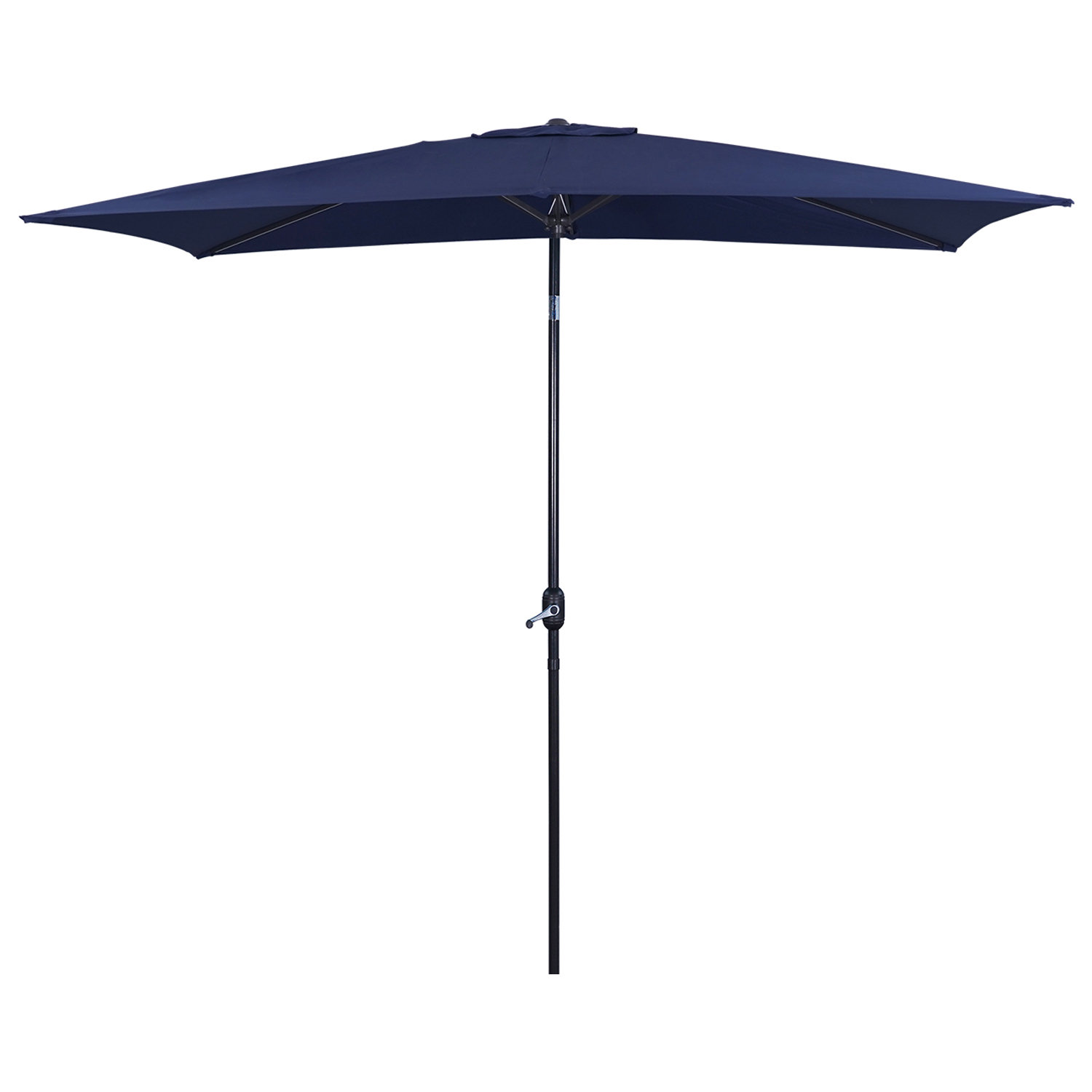 Arlmont & Co. Aldershot 10ft x 6.5ft Rectangular Market Umbrella for ...