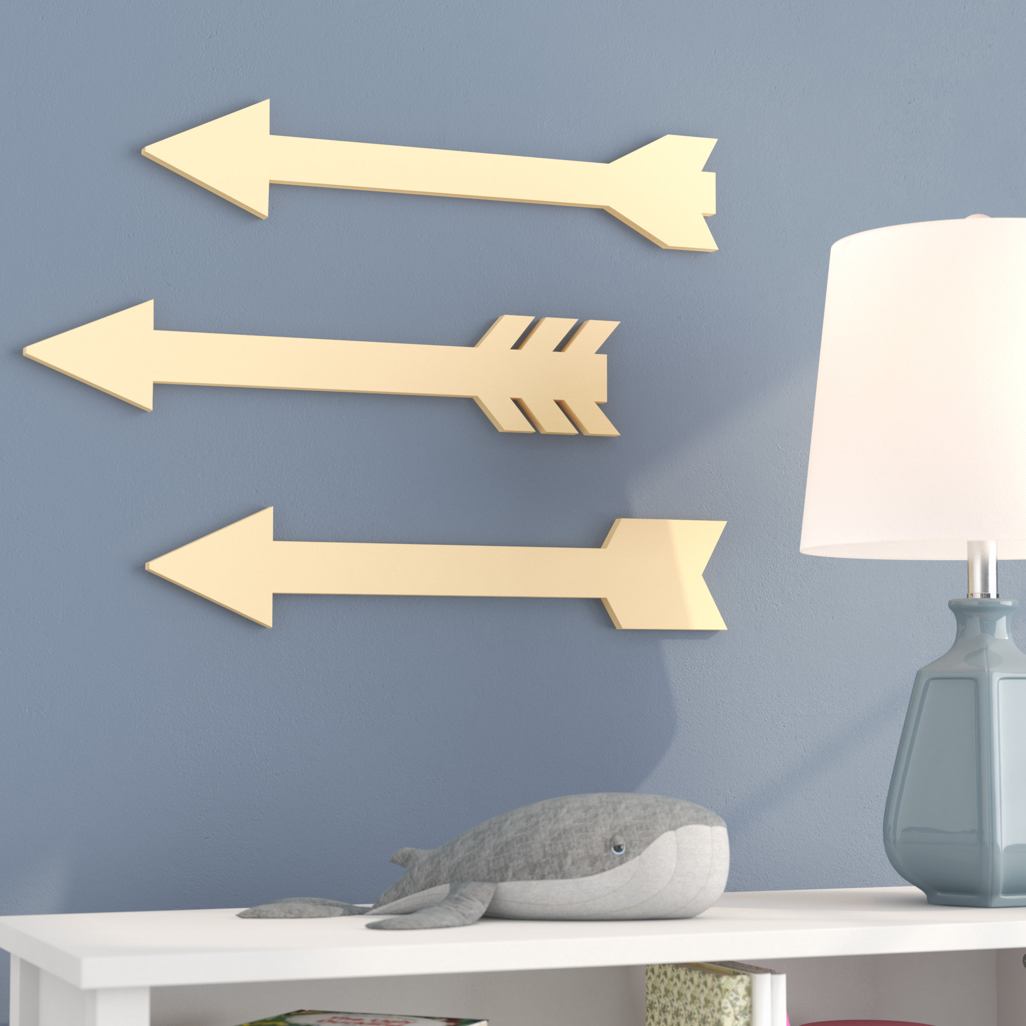 Harriet Bee Alia Arrow Decorative Figure (Set of 3) & Reviews | Wayfair