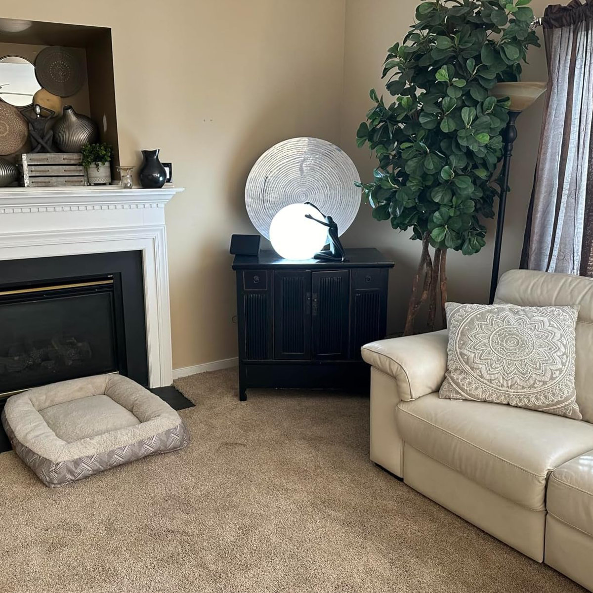 Co-t Art Deco Inspired Table Lamp With Sculptural Female Figure Holding ...