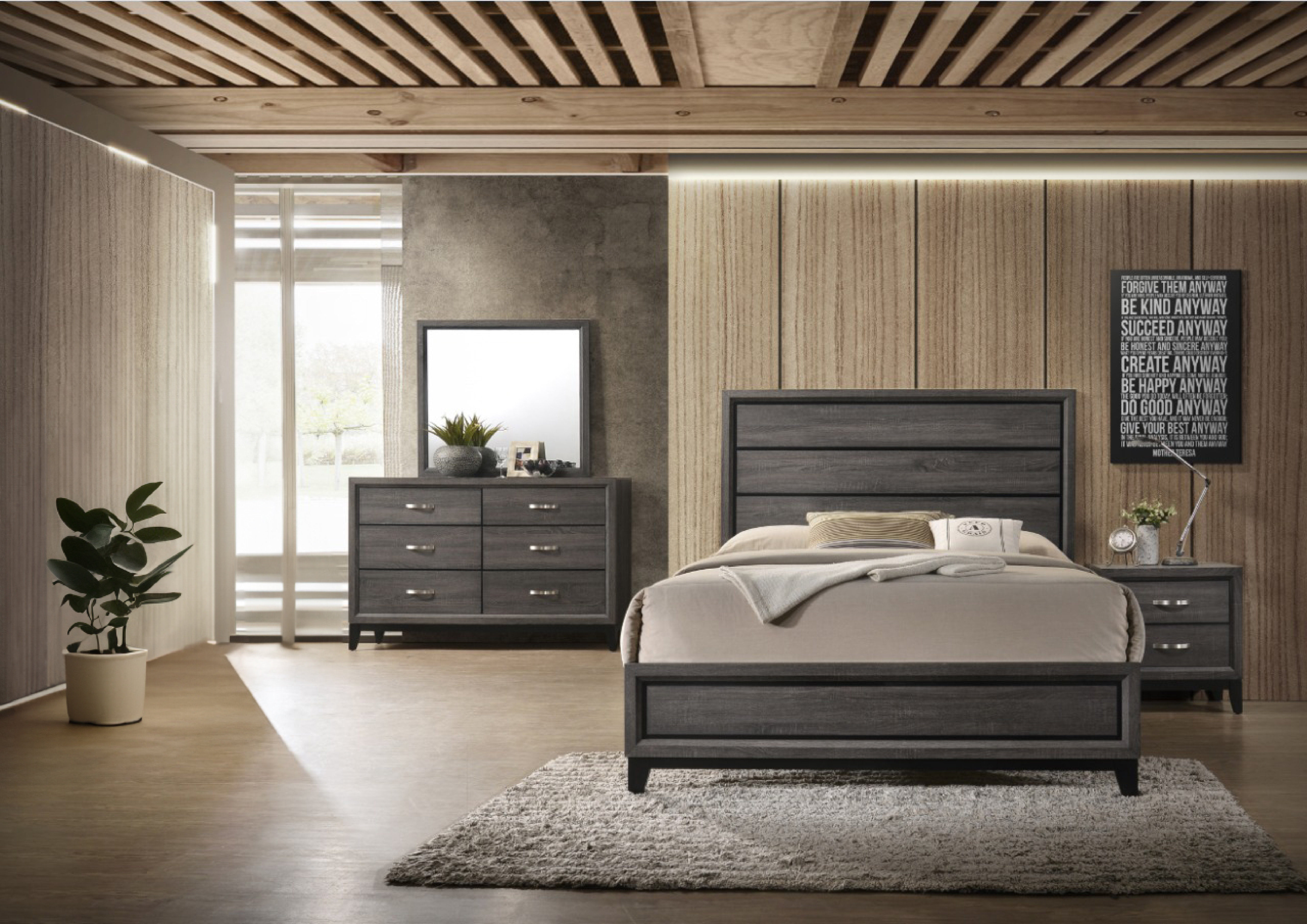 Union Rustic Webster Standard 4 Piece Bedroom Set & Reviews | Wayfair