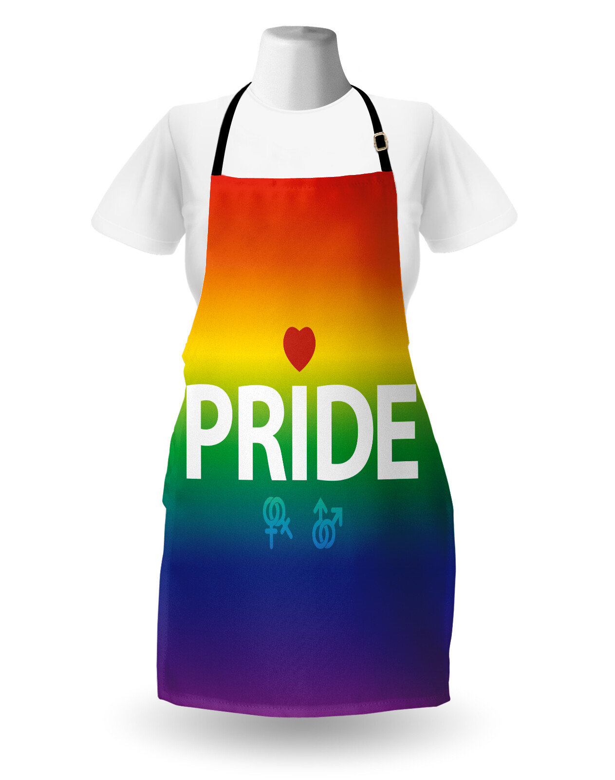 East Urban Home Pride Apron Unisex, Vibrant Gender, Adult Size ...