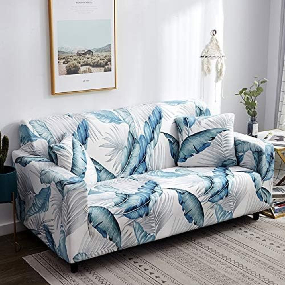 Cozy Oasis Printed Sofa Cover Stretch Couch Covers Patterned Sofas ...