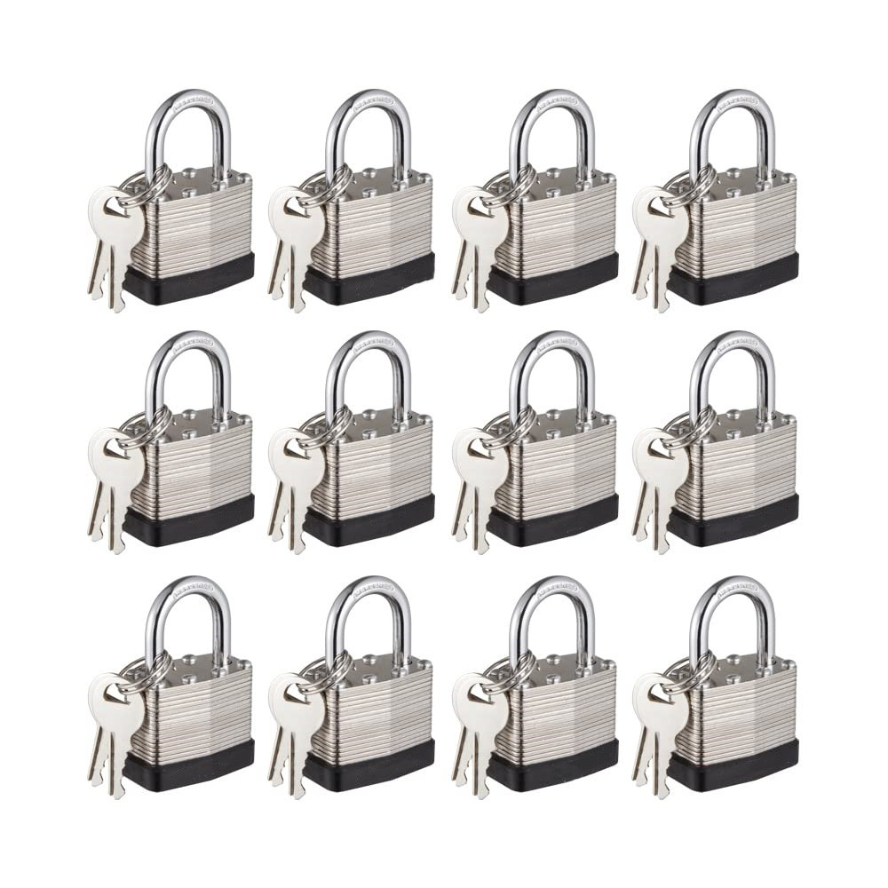 GUANGZHOUSHULIU 40Mm Keyed Alike Nickel Plated Laminated Steel Padlock ...