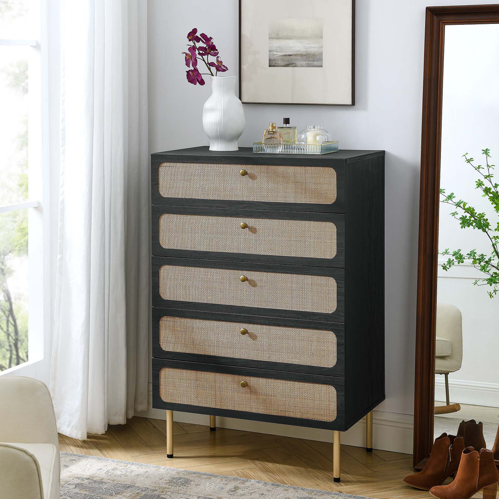 Modway Chaucer 5-Drawer Chest | Wayfair