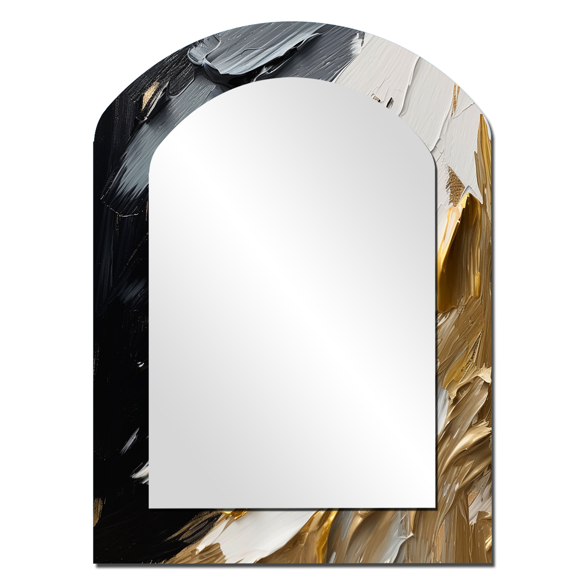 Design Art Rhythm Of Pleasure Abstract Black And Gold - Modern Arch ...