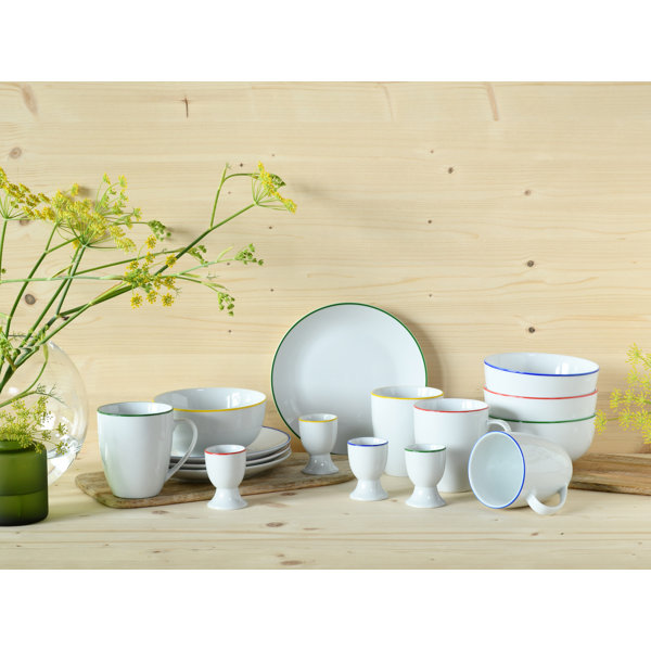 Creatable Luna Color Line 16 Piece Porcelain Dinnerware Set - Service ...