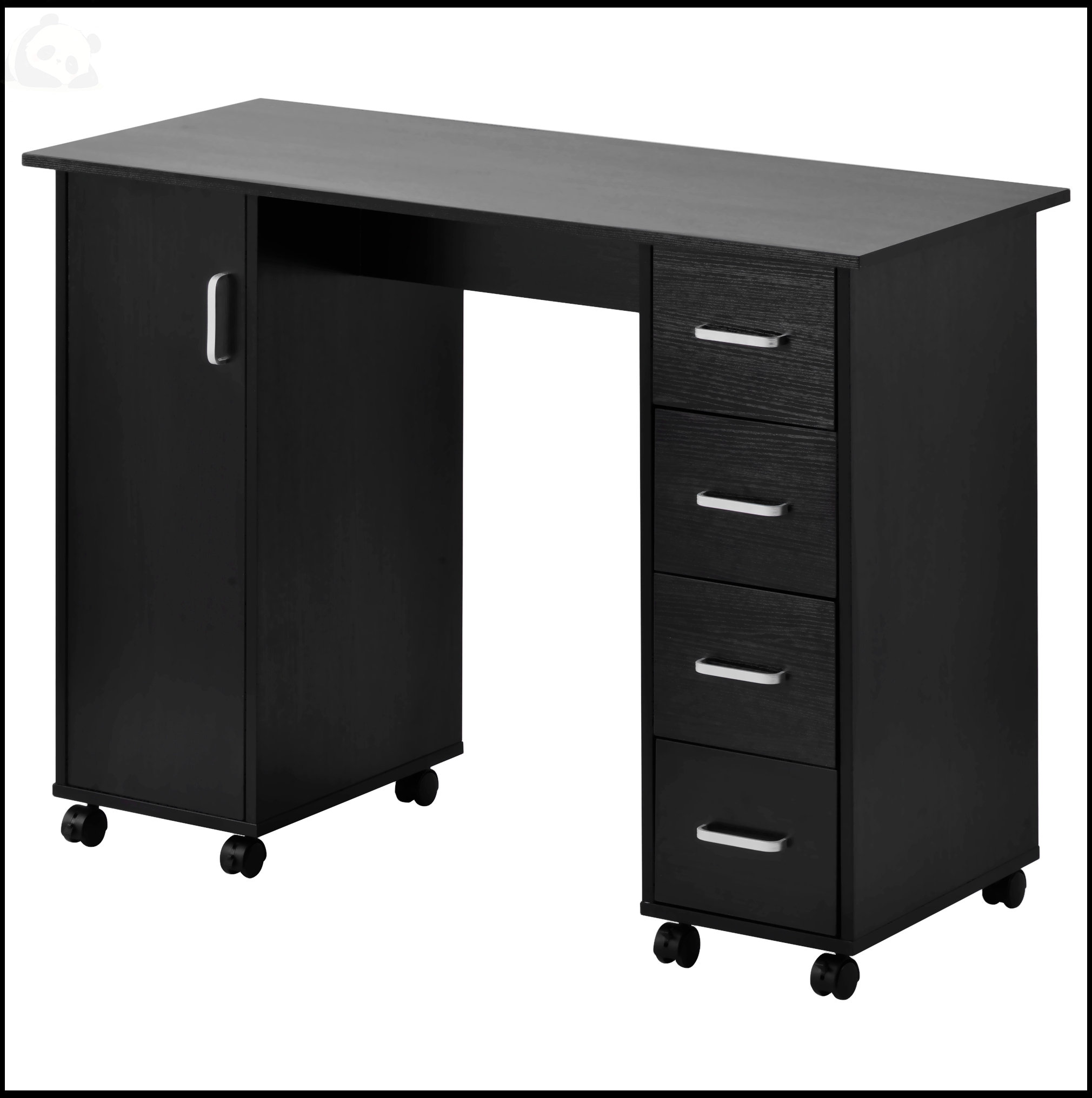 Latitude Run® Home MDF Computer Desk With 4 Drawers And A Storage ...