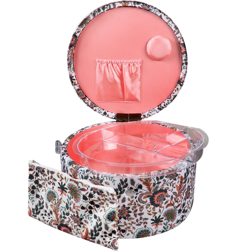 Singer Sewing Basket With Matching Zipper Pouch | Wayfair