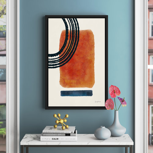 Red Abstract Wall Art You'll Love | Wayfair