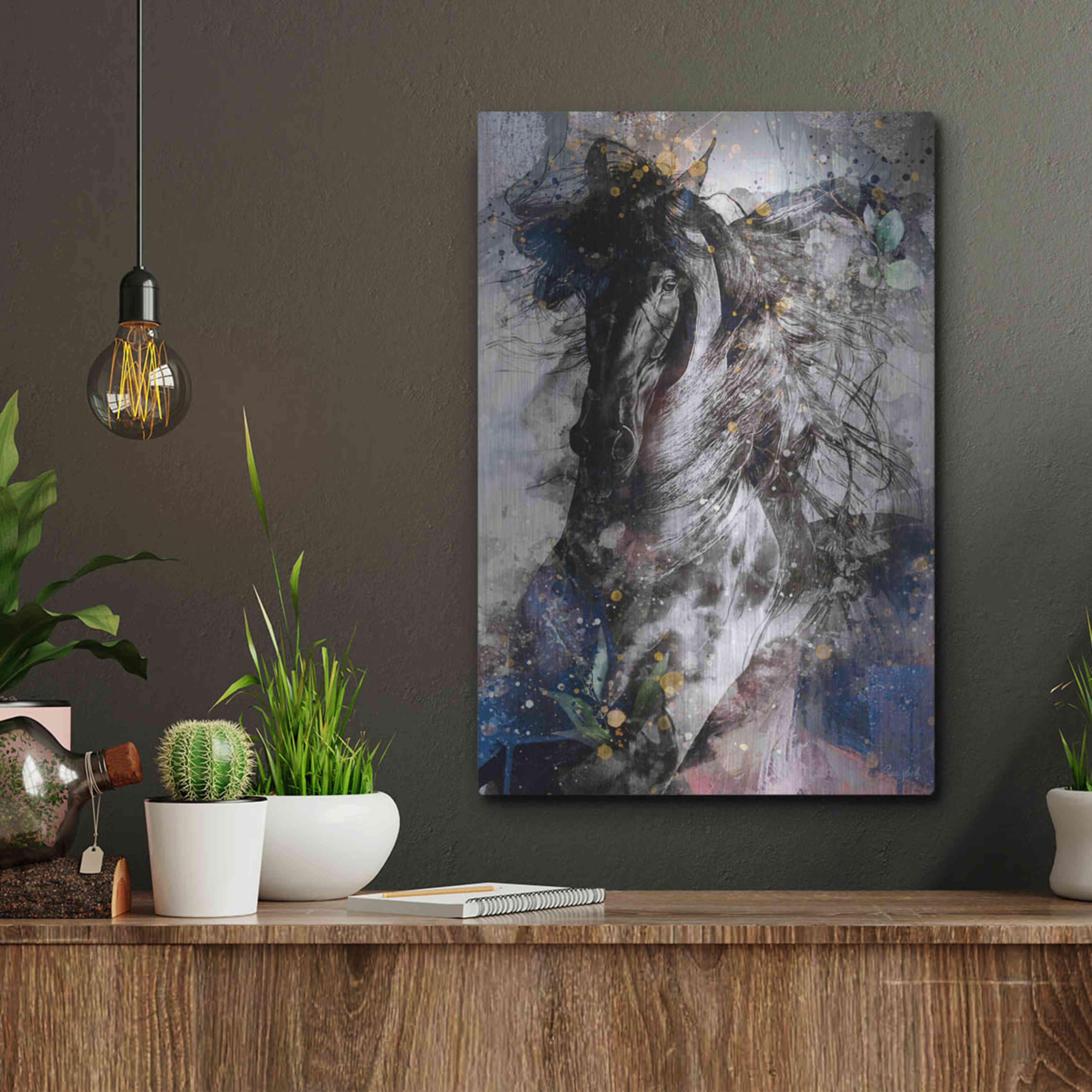 Wrought Studio™ Gallop To Freedom by Roozbeh Bahramali Metal Wall Art ...