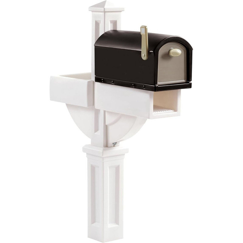 ZILNOX Step2 Mailbox & Post, Weather Resistant, Made of Durable Plastic ...