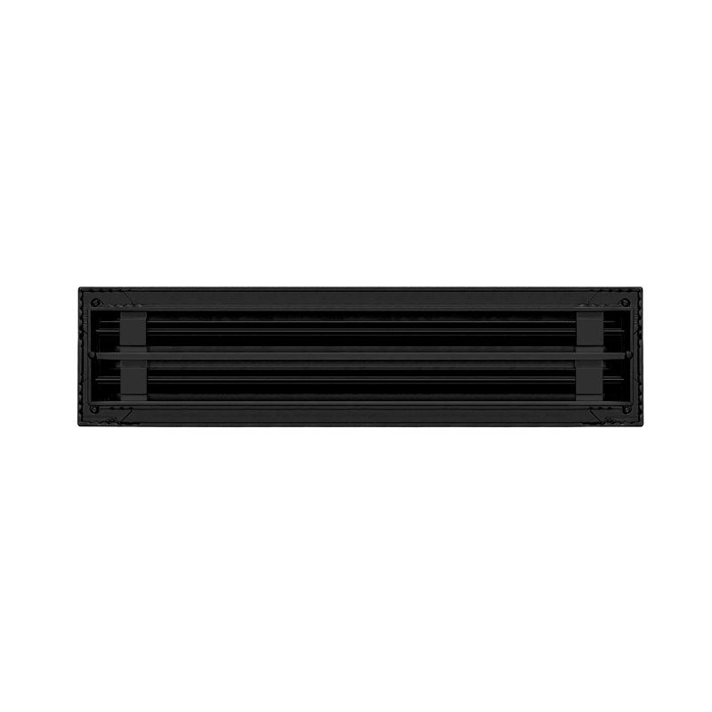 Texas Buildmart BUILDMART - 16x4 Black Modern AC Vent Cover - Standard ...